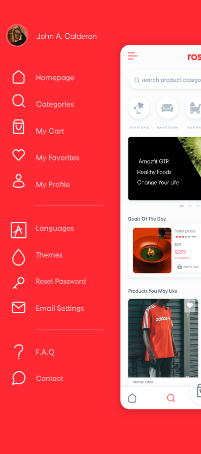 Rosen - Flutter Ecommerce UI by impROS01 | CodeCanyon
